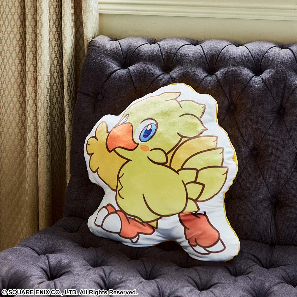 [Final Fantasy] FFVII Remake Chocobo - Fluffy Fluffy Die-cut Cushion ...
